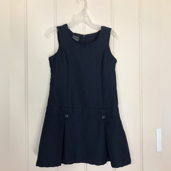 George | Dresses | George Navy Blue School Uniform Dress Pleated Skirt6 ...